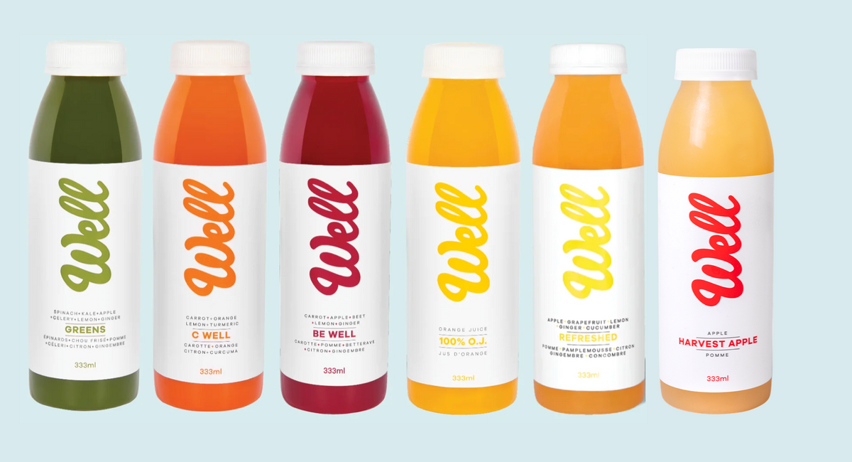 6 Juice Trial Variety Pack – Well Juicery Canada