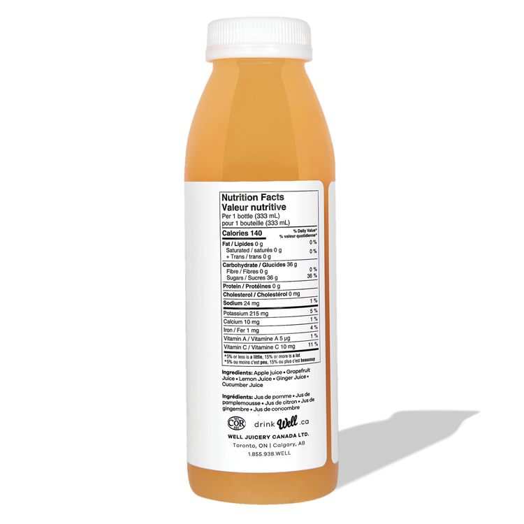 REFRESHED Easy-Drinking Cold Pressed Juice – Well Juicery Canada